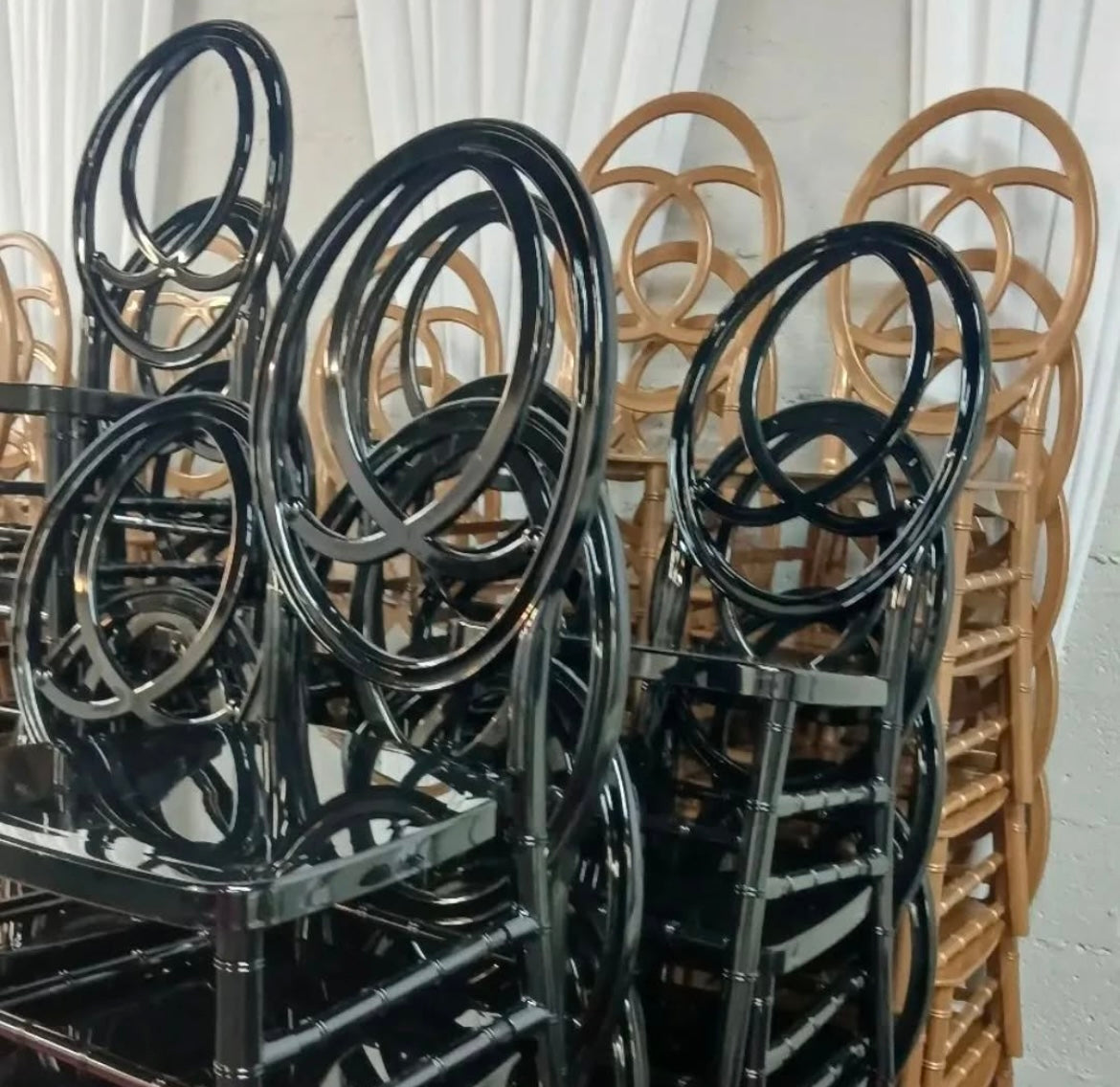 Black infinity Chanel Chairs – THE PLAY MIAMI
