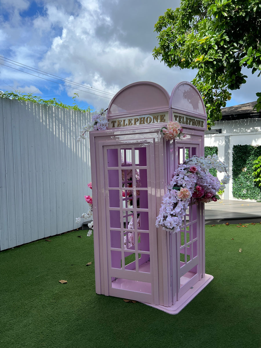 Pink Telephone Booth – THE PLAY MIAMI